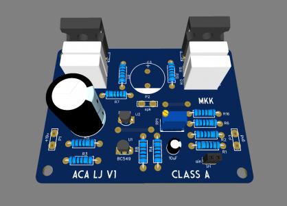 7w class A DIY amplifier with ACA output stage | HiFiVision.com